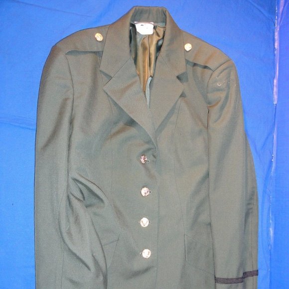 Jackets & Coats | 12mr Derossi Son Serge Officer Class A Green Army ...